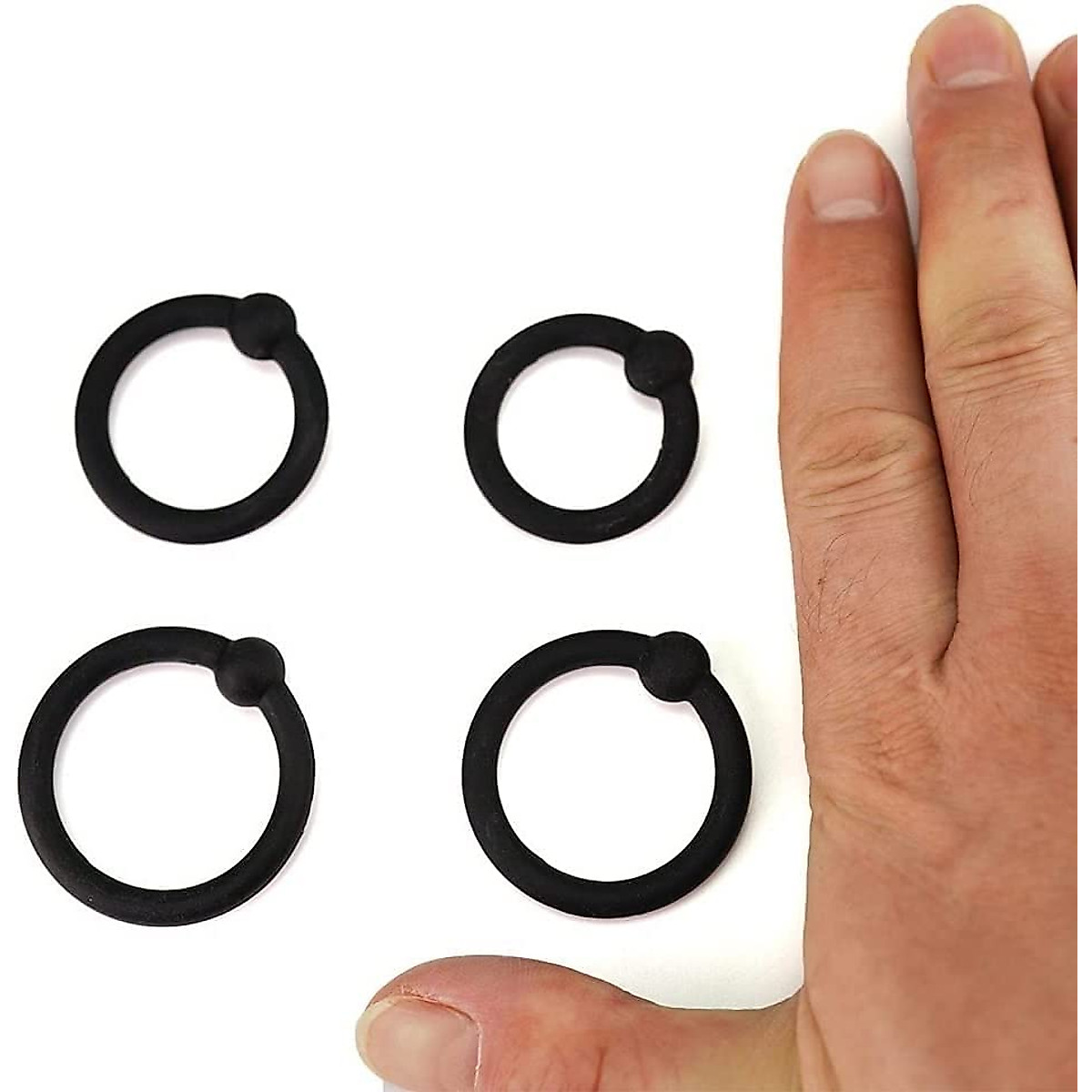 Silicone Couples Penis Rings for Men Cock Ring Adult Cock Rings for Couple Silicone Penis Rings Sensory Penis Sex Toys for Couples Sunglasses XLC4-2