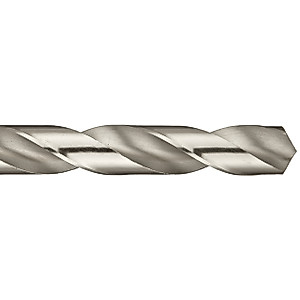 Chicago Latrobe 44219 150D High-Speed Steel Jobber Length Drill Bit, Uncoated (Bright), Round Shank, 118 Degree Conventional Point, 19/64" Size (Pack of 6)
