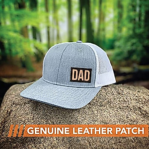 CRAVE HATS Dad Hat, Dad Trucker Hat, Dad Gifts, Dad Hat for Men, New Dad Hat (Gray/White)