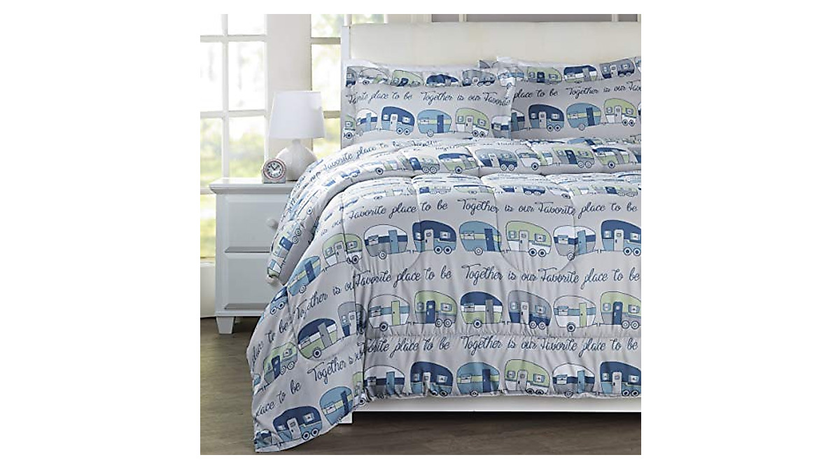 Lakeside Collection Camping Comforter Set - Full/Queen