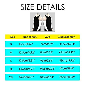 Women UV Sun Protection Arm Sleeves 1 Pair, Sun-protective Cooling Sleeves Beautiful Starry Sky, Arm Cover Shield for Men Cycling Golf Hiking Running Outdoor Sports M