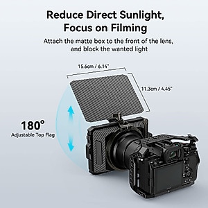 Bundle：SmallRig AD-01 Video Tripod + SmallRig Mini Matte Box Lite