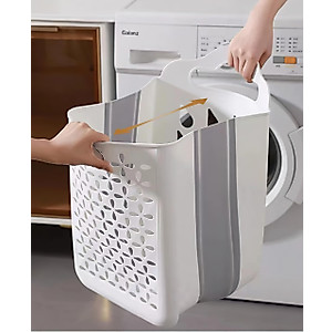 Collapsible Laundry Hamper 3 Packs Laundry Basket Portable Dirty Clothes Basket Space Saving Foldable Storage Multi-function Container