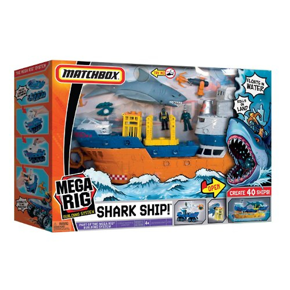 Mattel Matchbox Mega Rig Shark Adventure