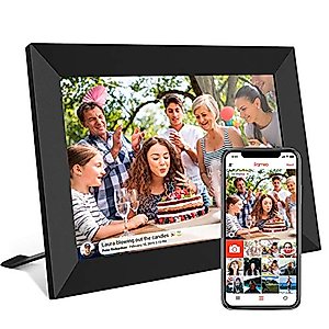 FRAMEO 10.1 Inch Smart WiFi Digital Photo Frame 1280x800 IPS LCD Touch Screen, Auto-Rotate Portrait and Landscape, Built in 16GB Memory, Share Moments Instantly via Frameo App from Anywhere