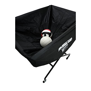 Tandem Sport Colossal Volleyball Ball Cart - Volleyball Training Equipment Ball Holder - Volleyball Ball Cart with Wheels - Volleyball Basket - Hold Up to 40 Balls