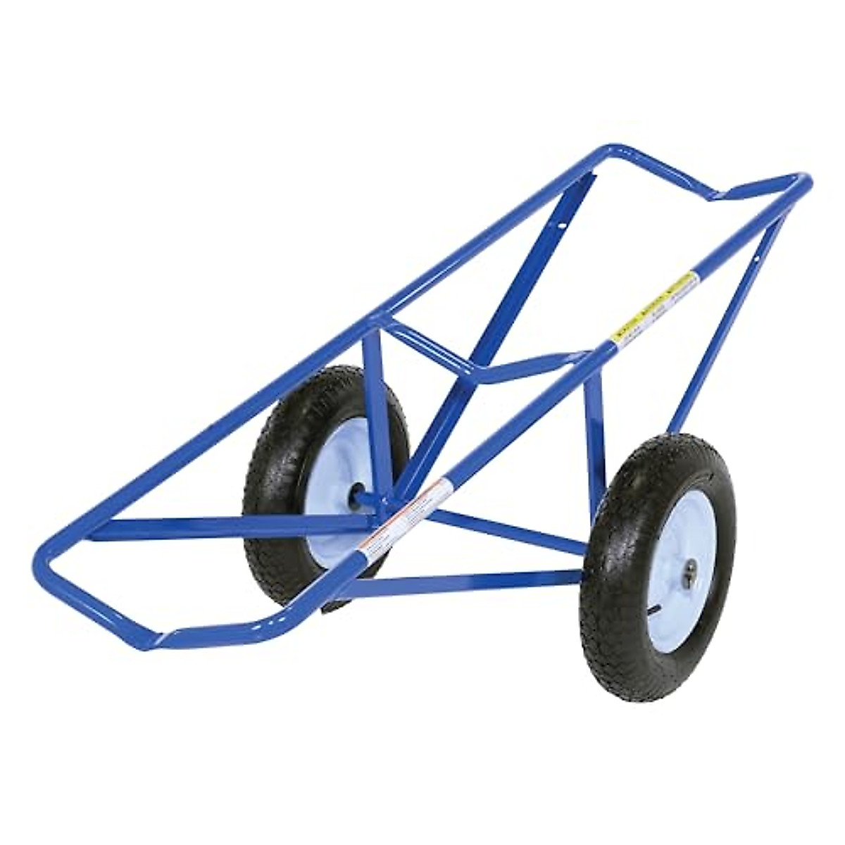 Vestil CARPET-45 Portable Carpet Dolly with Fully Pneumatic Wheels, 500 lbs Capacity, 60" Length x 26" Width x 20" Height, Platform Width (in.) 14-11/16.