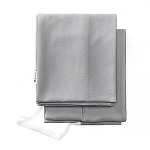 Avana Mattress Elevator with Polycotton Covers - Under Bed 7-Inch Incline Foam Lift, Grey, Full Size