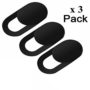 3 PCS Webcam Protective Slide Cover Sliding Cover Camera Privacy Security Protection Sticker Mobile Phone Laptop Protector (White)
