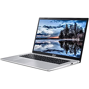 Acer Newest Aspire 3 17.3'' Full HD Screen Laptop, 11th Gen Intel Core i5-1135G7(Beat i7-1065G7, Up to 4.2GHz), 8GB RAM, 256GB SSD, Webcam, WiFi, HDMI, RJ-45, Bluetooth, Windows 10, Silver+JVQ MP