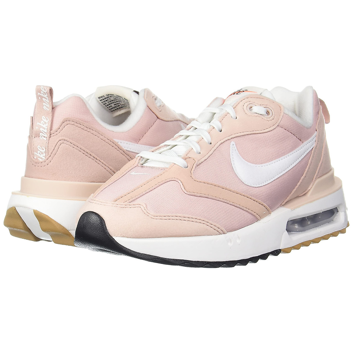 Nike Women's WMNS Air Max Dawn Running Shoe, Pink Oxford/Summit White-black, 7