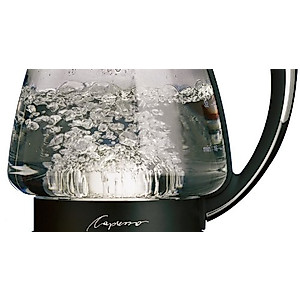 Capresso 259 Water Kettle, 10" x 8.25" x 6.25", Polished Chrome