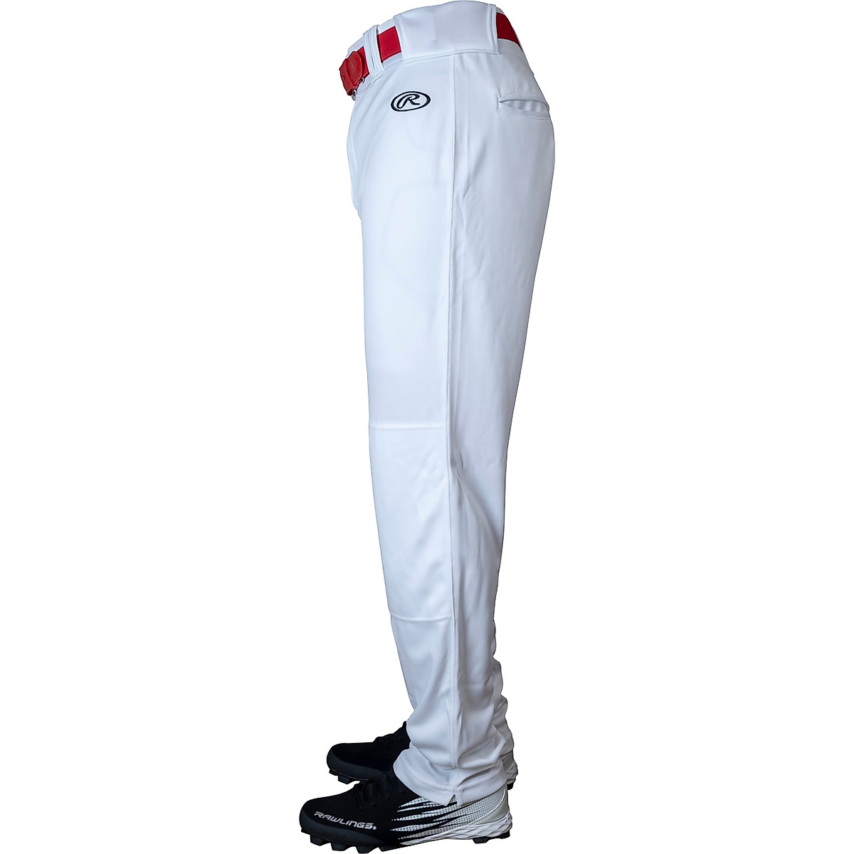 Rawlings | LAUNCH SERIES Full Length Baseball Pants | Adult Large | White