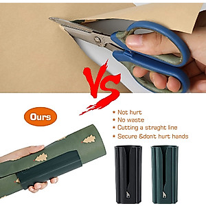 2Pack Wrapping Paper Cutter,ChristmasWrapping paper cutter tool,Gift Wrap Cutter,Easy Slide Wrapping Paper Cutter Tool Tube Easy and Fast, Safe Cutting, Creative Holiday Paper roll Cutting Machine