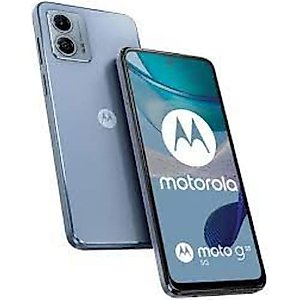 Motorola Moto G53 (5G) Dual-SIM 128GB ROM + 4GB RAM (GSM only | No CDMA) Factory Unlocked 5G Smartphone (Arctic Silver) - International Version