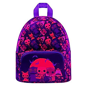 Theme Park Lounge Fly The Nightmare Before Christmas Neon Blacklight Print Mini Backpack