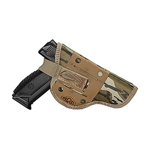 Alaska Guide Creations Pistol Holster One Size Fits Most | Open Carry Pistol Holder | Camo Hunting Harness (Realtree Edge)