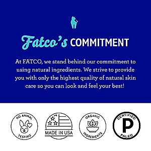 FATCO Fat Stick and All Purpose Moisturizing Stick for Dry Areas on your Face, Lips, and Body – Lemon + Honey 2-Pack (0.5 oz)