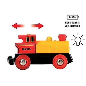 BRIO World Battery Operated Action Train - Dynamic 3 Piece Toy Train Set | Perfect for Kids Ages 3+ | Fun and Educational | Compatible with All Railway Toys