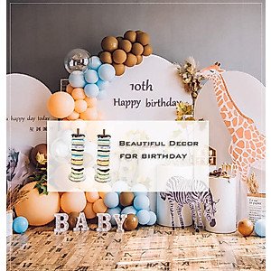 CKBASE Donut Stand,Doughnut Display Holder For Party,Rustic Bagel Stacker Tower,Heavy Marble Base,Wood Stick Pole,Table top decor for Wedding birthday baby shower engagement buffet serving…