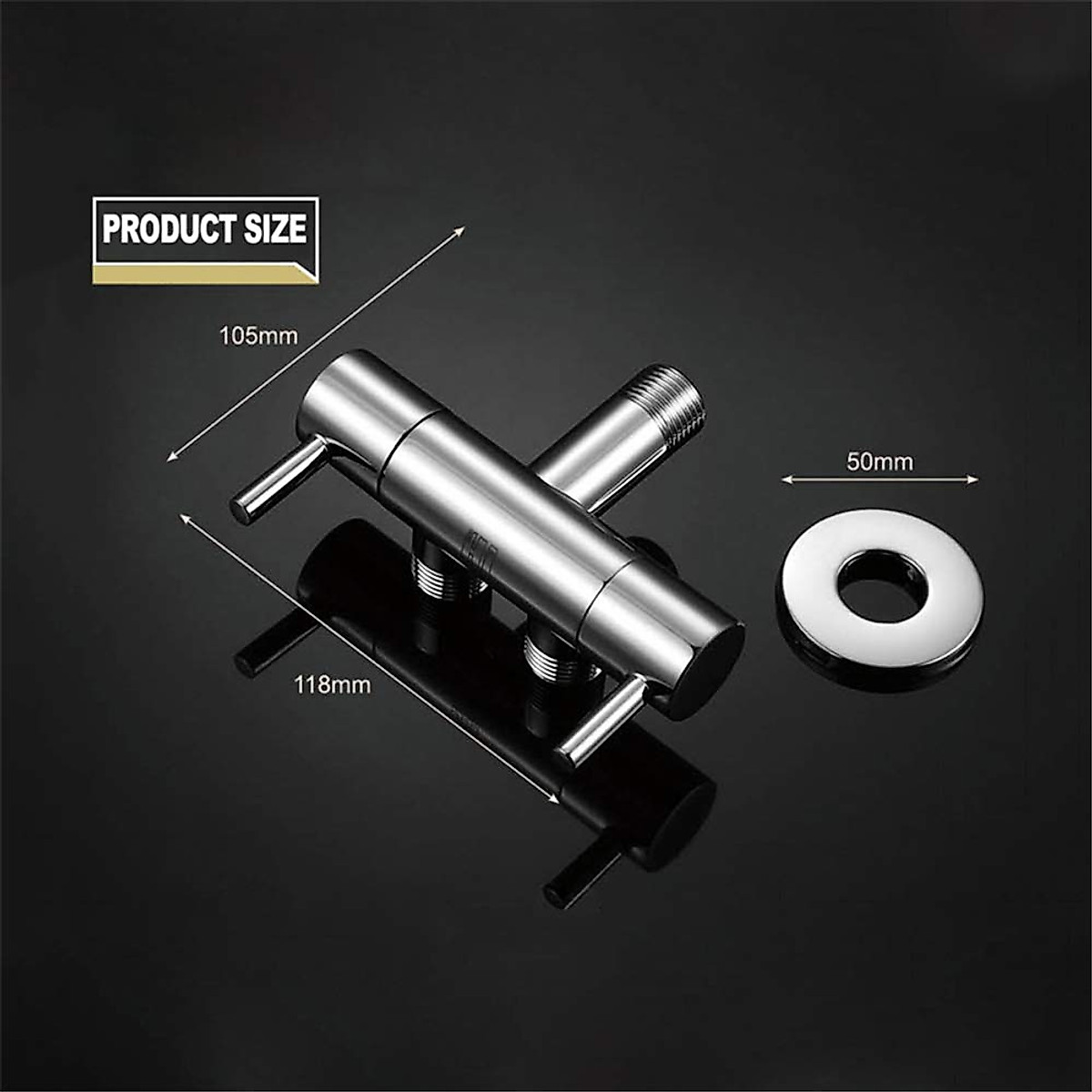 ZLOCYIVHE Brass Toilet Bidets for Toilets Device, Single Cold Portable Shower Handheld Faucets Bidet Seat WC Bidets Bidets Shower Spray