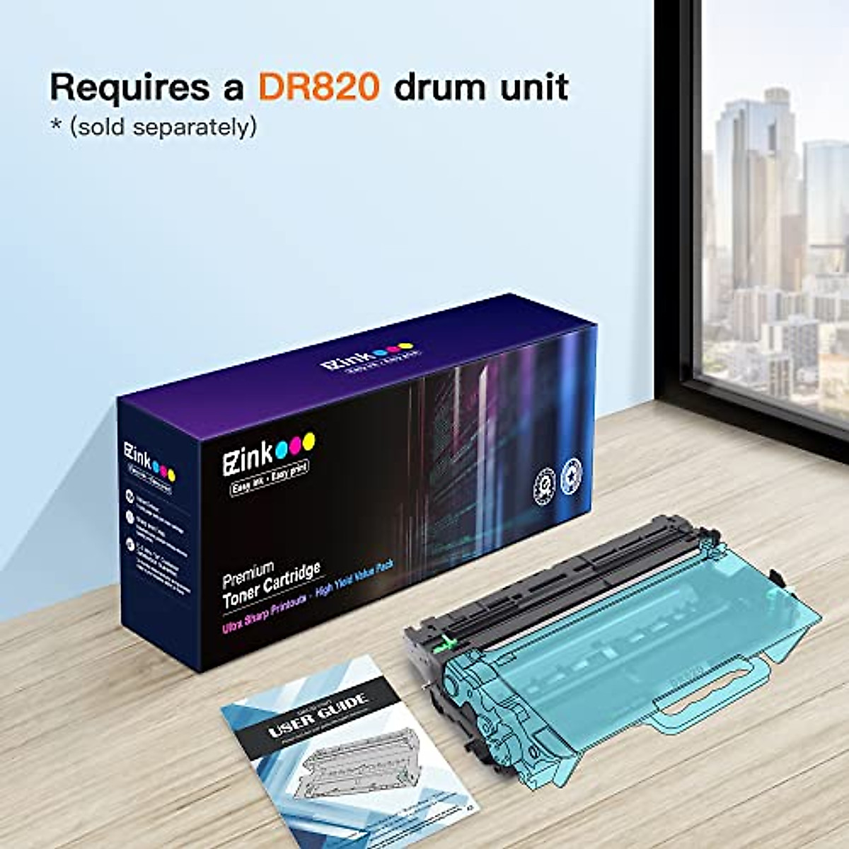 E-Z Ink (TM) Compatible Toner Cartridge Replacement for Brother TN850 TN-850 TN820 TN-820 for HL-L6200DW HL-L5200DW MFC-L5850DW MFC-L5700DW MFC-L5800DW MFC-L5900DW New Version (2 Black, High Yield)