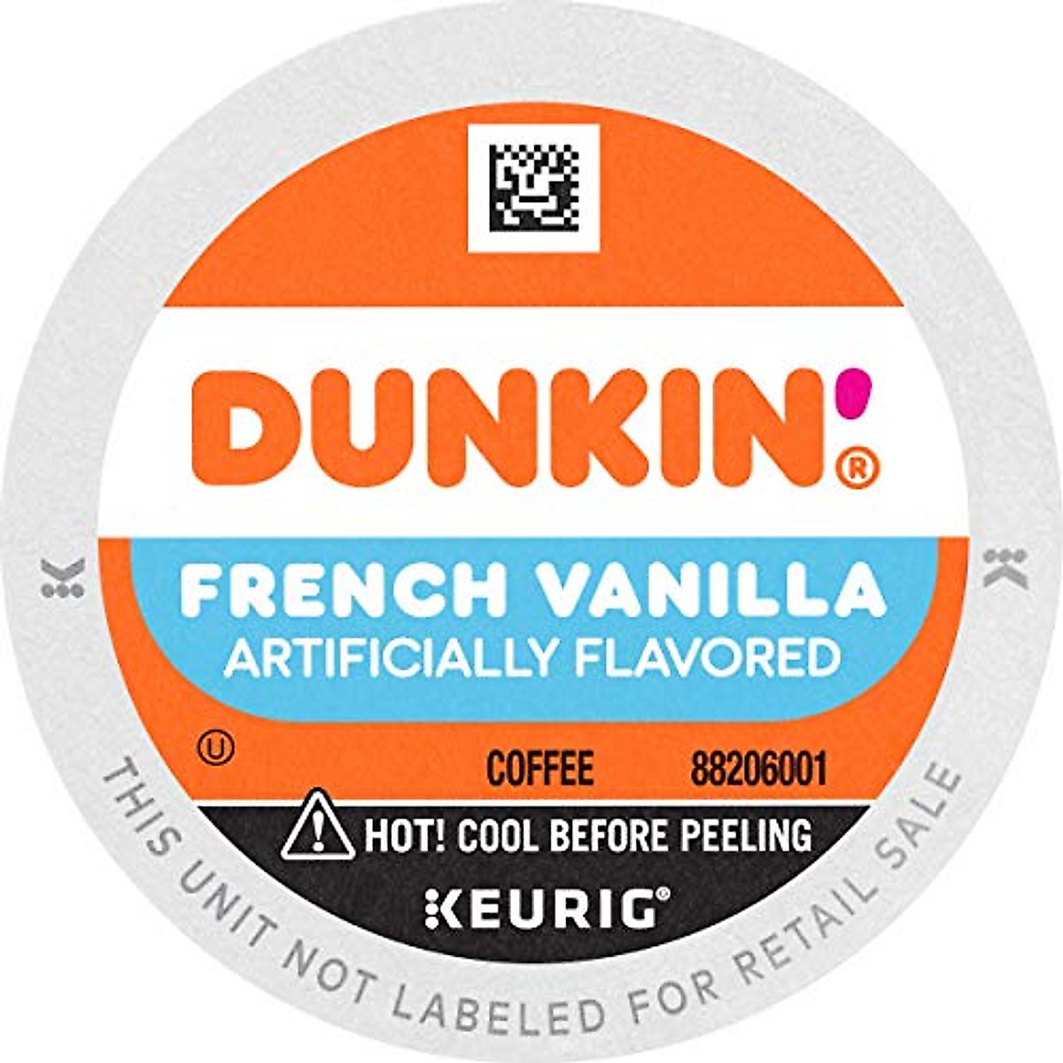 Dunkin' Donuts French Vanilla Flavored Coffee K-Cup, 10 ct