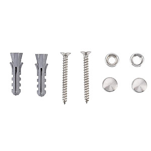 evhooe Bathroom Shower Shelf 30cm Stainless Steel Wall Mounted Bathroom Rack Rustproof Kitchen Storage Shelf