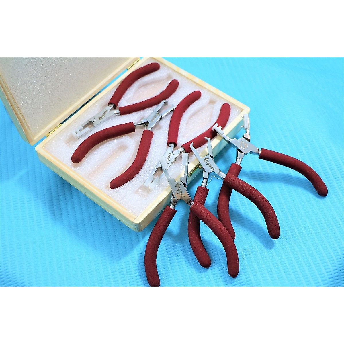 Quality Rimless Glasses Frame Silhousette Eyeglass Plier Set Optical Tool Kit-Optical PLIER