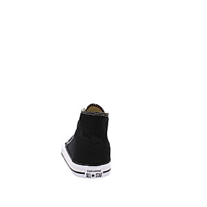 Converse Chuck Taylor All Star High Top Shoe, Black, 4 Infant (0 - 12 Months)