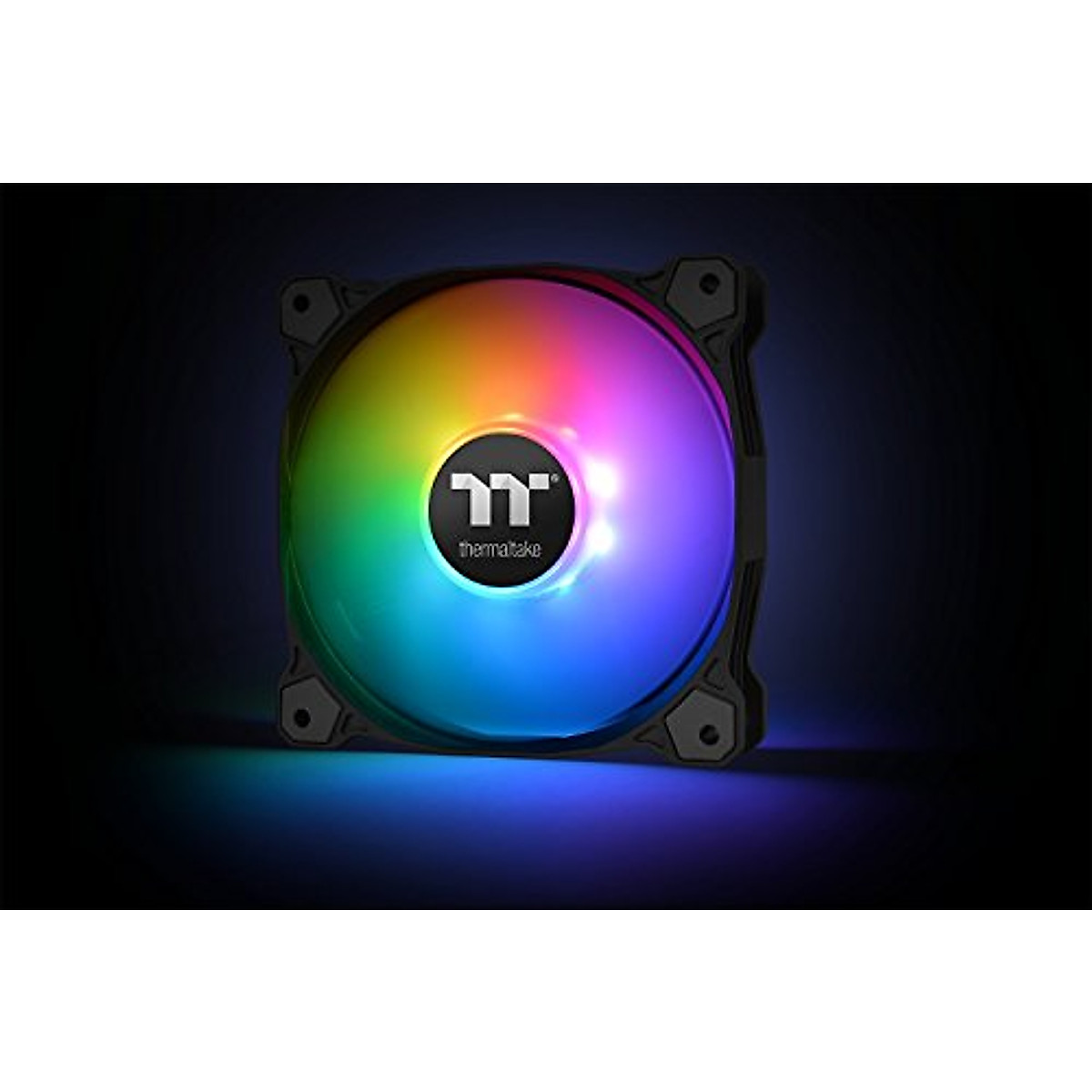 Thermaltake Pure Plus 12 RGB TT Premium Edition 120mm Software Enabled Circular 9 Controllable LEDs RGB PWM Case Radiator Fan 3Pack, TT RGB PLUS Software, AI Interactive Voice Control CL-F063-PL12SW-A