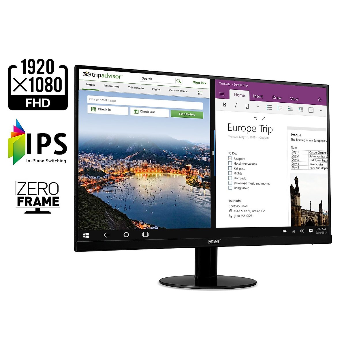 Skytech Blaze II Gaming PC Desktop – Intel Core i3 10105F 3.7 GHz, GTX 1650, 500GB SSD, 16G DDR4 & Acer 21.5 Inch Full HD (1920 x 1080) IPS Ultra-Thin Zero Frame Computer Monitor (HDMI & VGA Port)