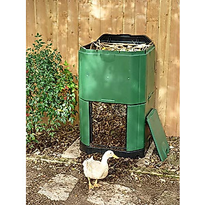 Exaco Aerobin 400 Insulated Compost bin, 113 Gallon, Green