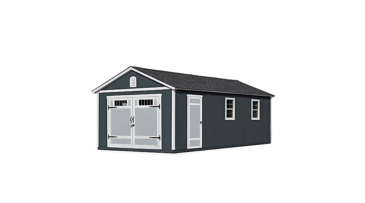 Handy Home Products Manhattan 12x24 DIY Wooden Garage Shed