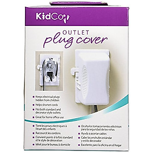 KidCO Outlet Plug Cover, White (Pack of 3)