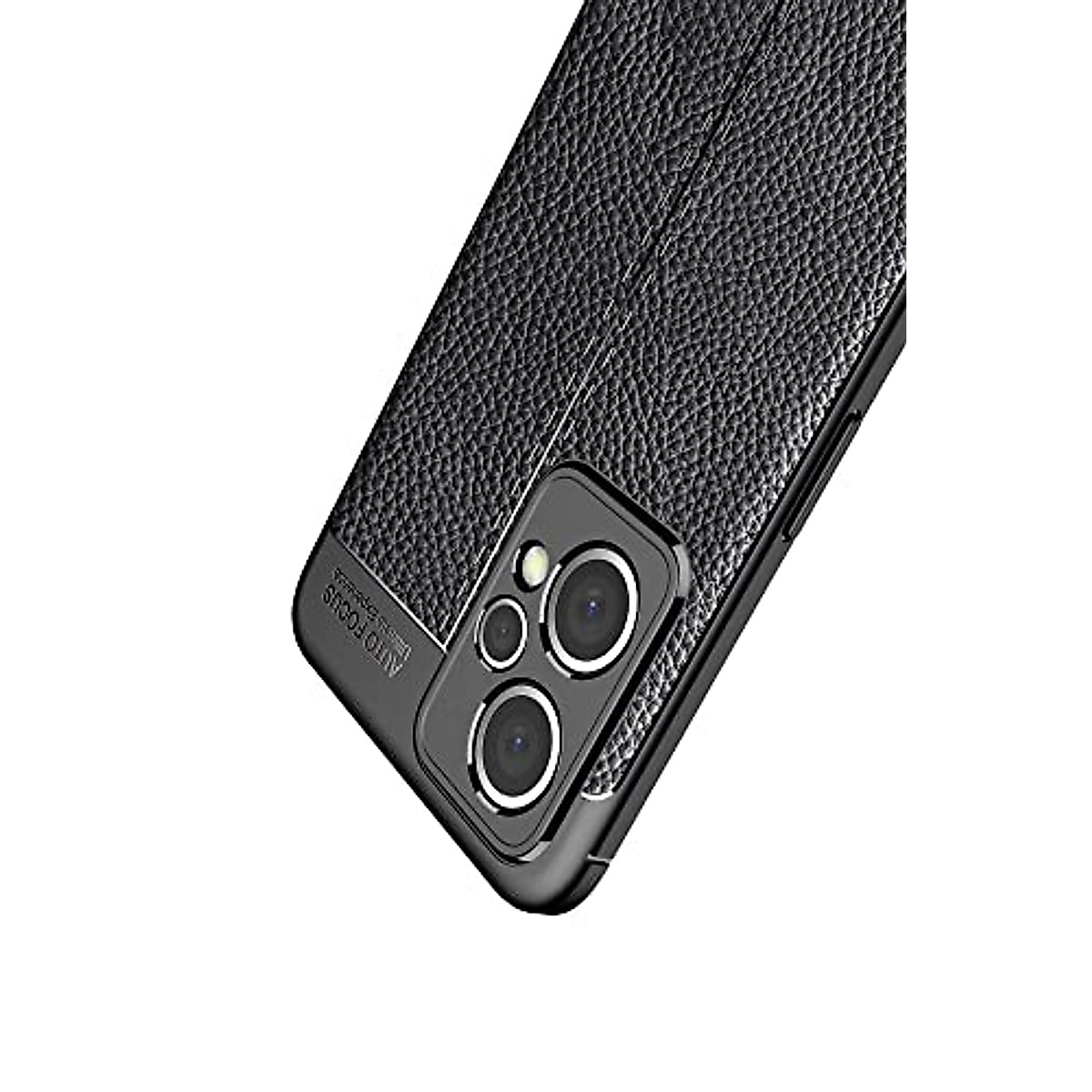 Phone Case Cover Compatible with Realme 9 Pro+/Realme 9 Pro Plus Case,Shockproof High Impact Tough Rubber Rugged Hybrid Case Protective Anti-Shock Shatter-Resistant Mobile Phone CaseLeather texture Ba