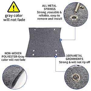 weruisi RV Step Covers 3 Pack RV Step Rugs Wrap Around Camper Stair Rugs for Radius Steps Keep Your RV Cleaner Works on Electrical and Manual RV Steps (18" Wide)