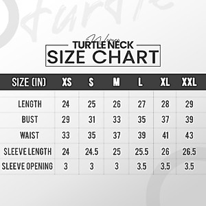 NY Threads Women's Turtleneck Long Sleeve Shirt Slim Fit Thermal Base Layer Tops 1 Pack, X-Large, Black