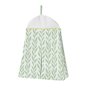 Sweet Jojo Designs Yellow, Green and White Sunflower Boho Floral Baby Girl Nursery Crib Bedding Set - 11 Pieces - Farmhouse Watercolor Flower