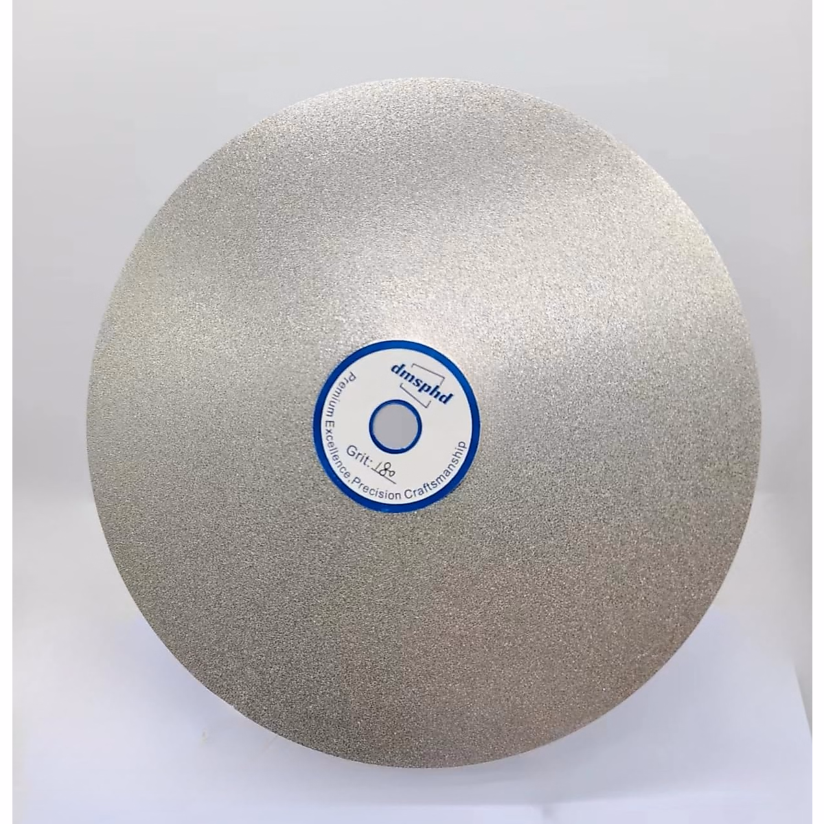Diamond Flat Lap Disc, 8 Inch, 3000 Grit, 1/2 Inch Arbor, for Gemstone Glass Ceramics Grinding Polishing (3000 Grit)