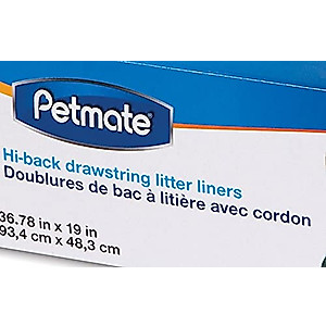 Petmate Drawstring Hi-Back Litter Box Liners