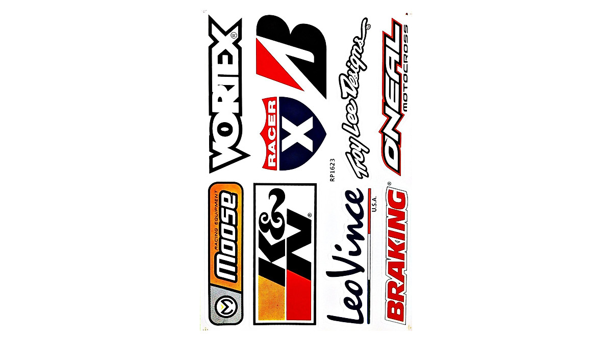 Cars Motorsport Vinyl Decals Pack | Waterproof & Weatherproof Stickers