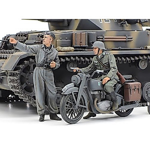 Tamiya 25209 1:35 DT. PzKpfw.IV Ausf.G m. Krad Ost F. - Model Making kit, Plastic kit, Assembly kit, Tank kit