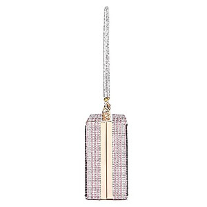 Covelin Dollar Clutch Purse for Women from, Rhinestone Evening Handbag Money Bag Pink