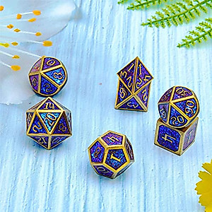 DND Role Playing Dungeons and Dragons Metal Dice Set Pathfinder RPG Games DND Dice