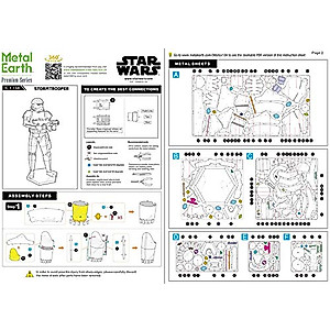 Metal Earth Premium Series Star Wars Stormtrooper 3D Metal Model Kit