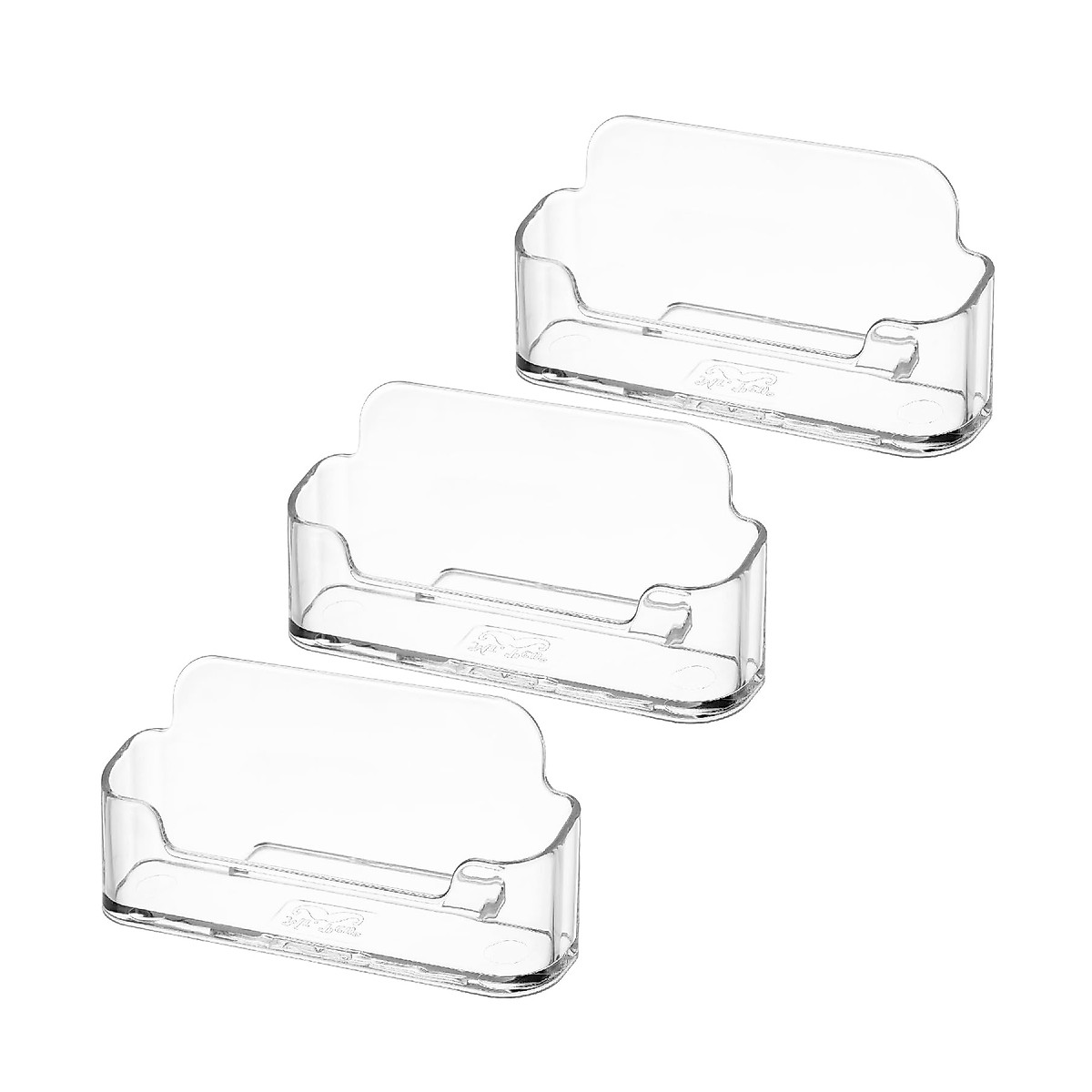 Mr. Pen- Acrylic Business Card Holder, 3 Pack, Plastic Business Card Holder, Business Card Display, Card Holder for Business Cards, Business Card Holder Stand, Business Card Holders for Desk.