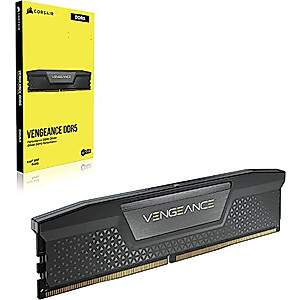 CORSAIR VENGEANCE DDR5 RAM 32GB (2x16GB) 6400MHz CL32 Intel XMP iCUE Compatible Computer Memory - Black (CMK32GX5M2B6400C32)