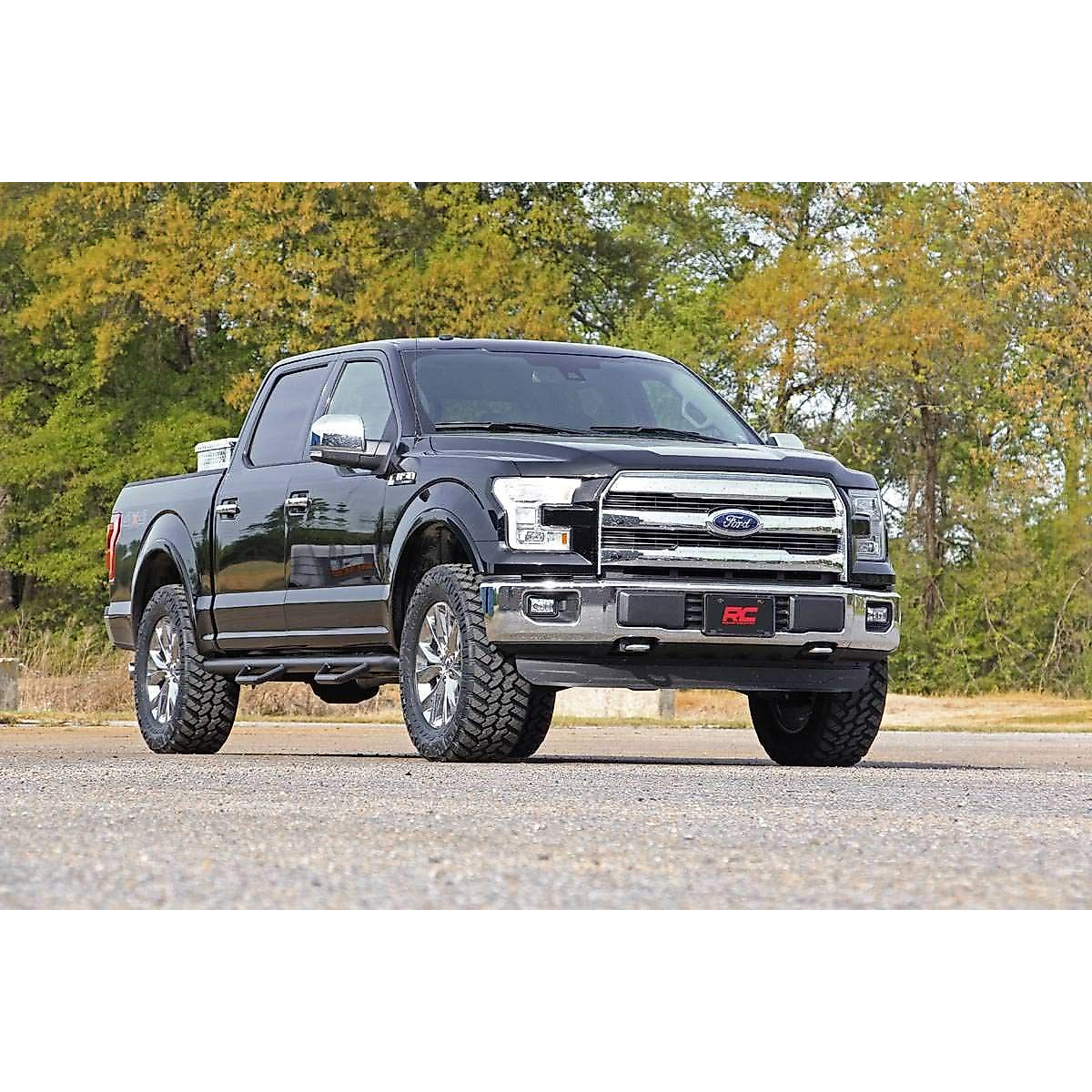 Rough Country 2" Leveling Kit for 2014-2024 Ford F-150 | Anodized Red - 569RED
