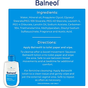 Balneol Hygienic Cleansing Lotion, 3.0 Oz (Pack of 4)